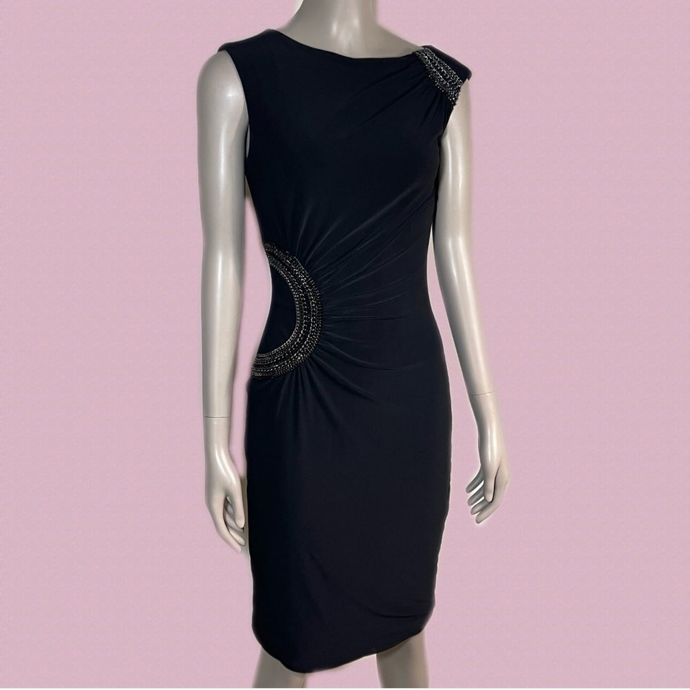 Cache Chain Link Midi Dress - Gem